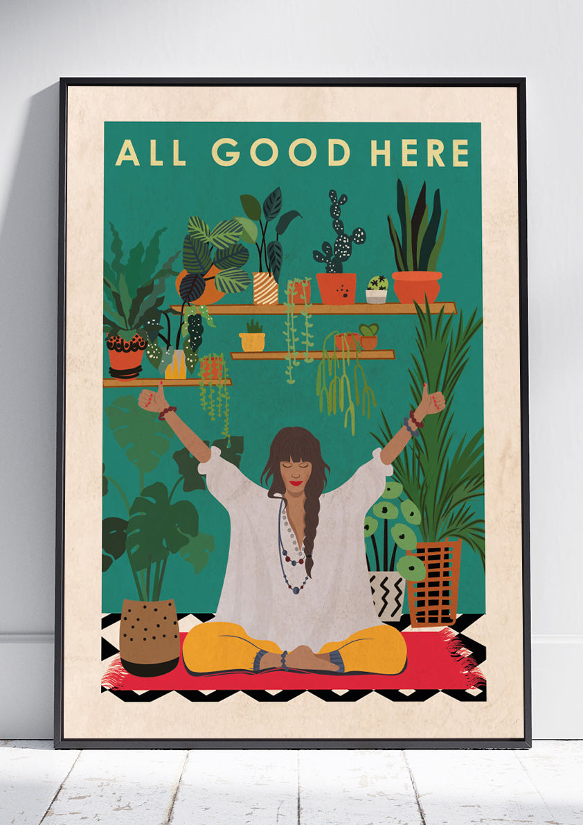 All Good Here (Brunette) – WallChart.co